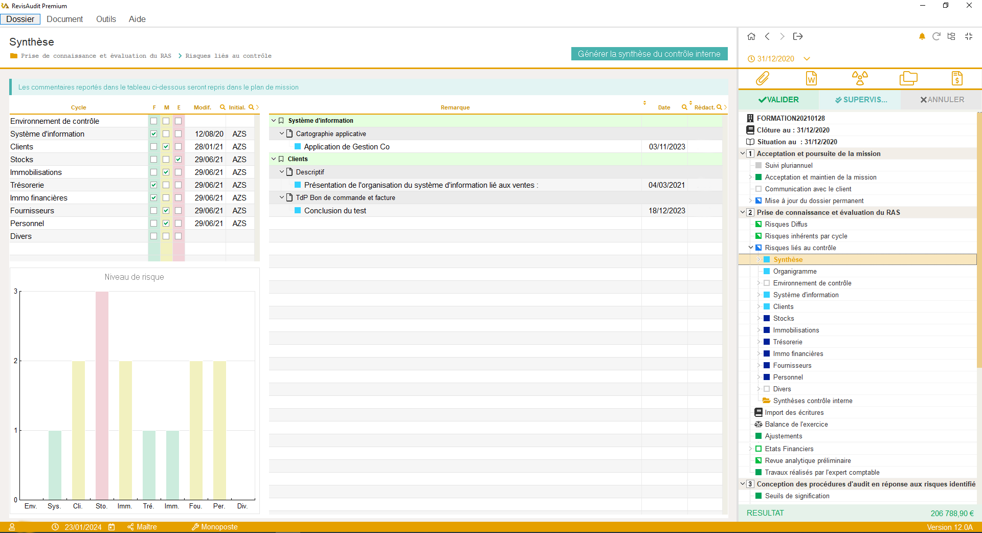 Découvrir les fonctionnalités de RevisAudit Premium